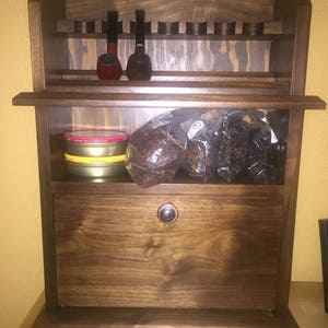 Pipes and Tobacco Storage Cabinet - Etsy