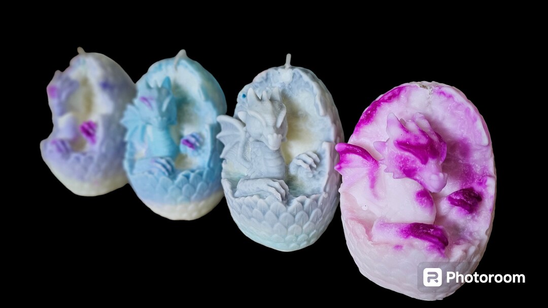 Dragon Egg Candle Decoration for Home Decor Pillar Candle Natural Soy ...