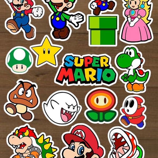 Super Mario Decal - Etsy