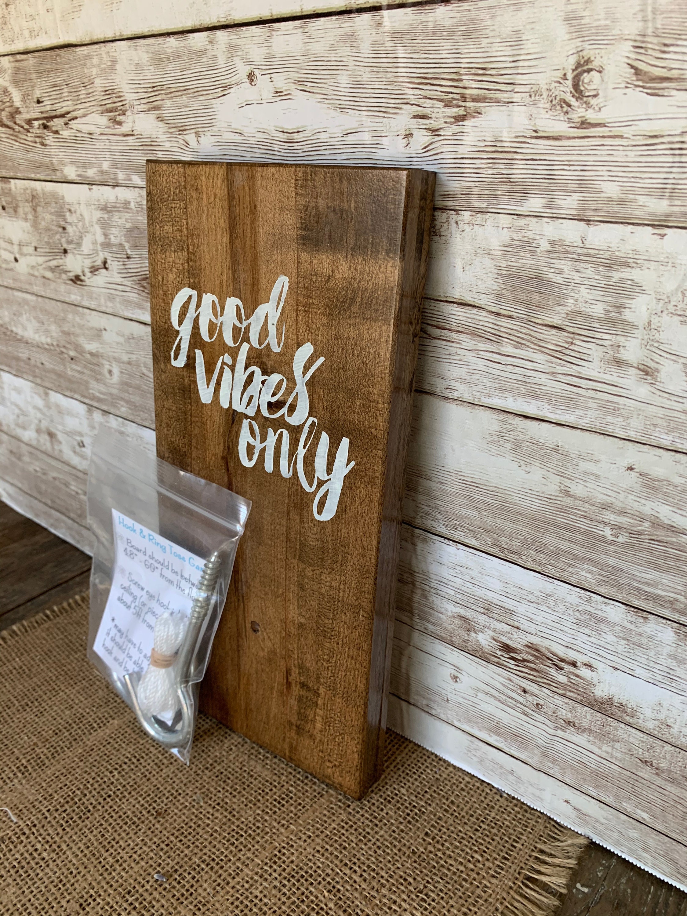 Bimini Game / Hook and Ring Game / Made to Order Game / Rustic Wood ...