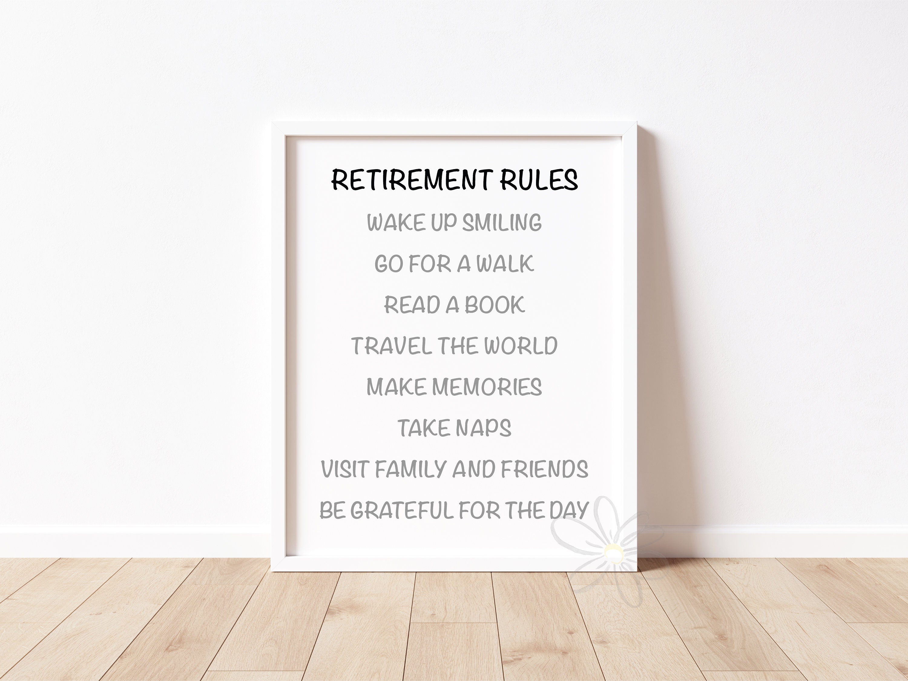 SVG Files for Cricut Wall Art, Printable Quote Sign, Retirement Rules ...