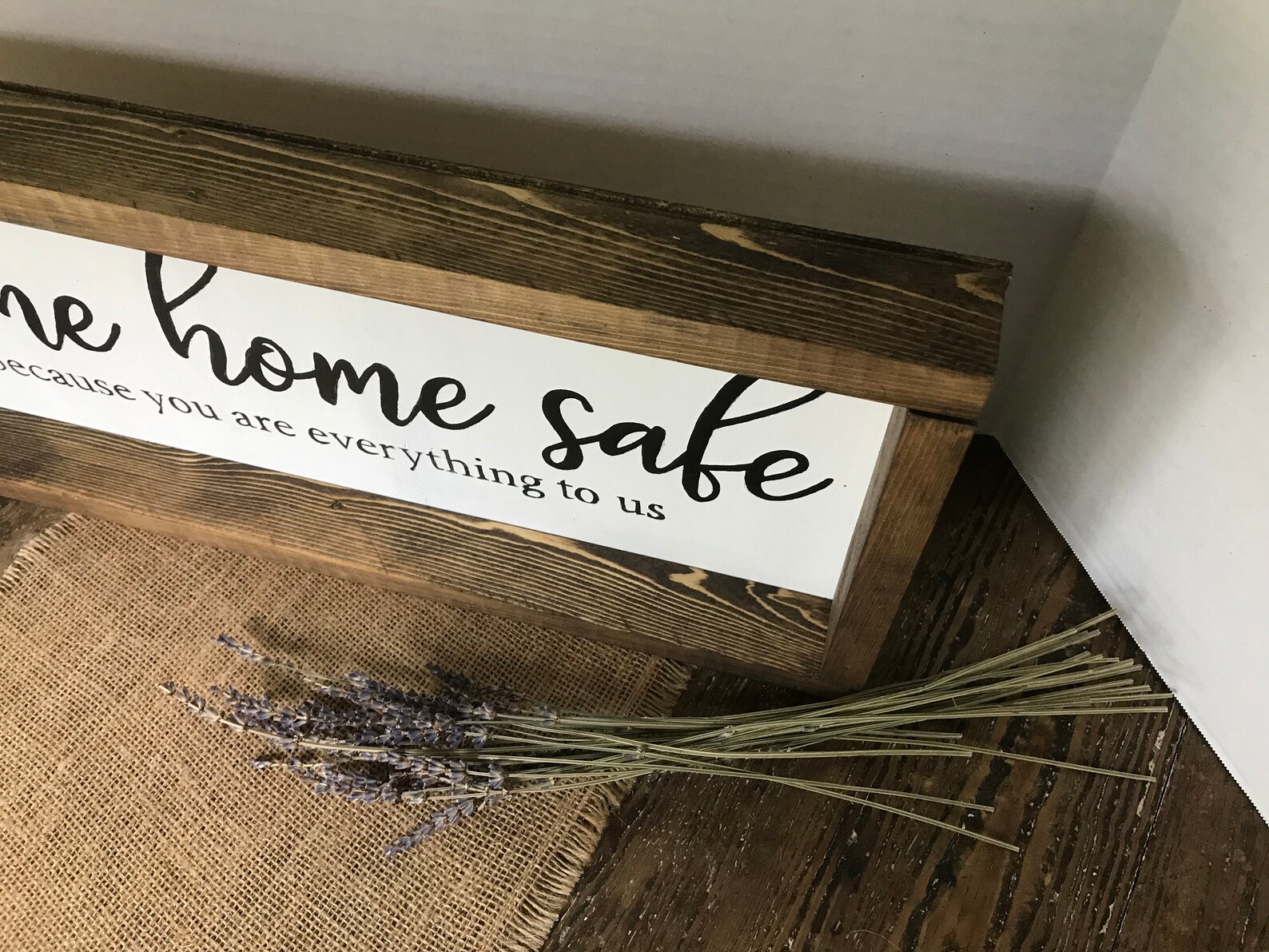 Come Home Safe First Responder/military Sign / Rustic Wood Decor ...