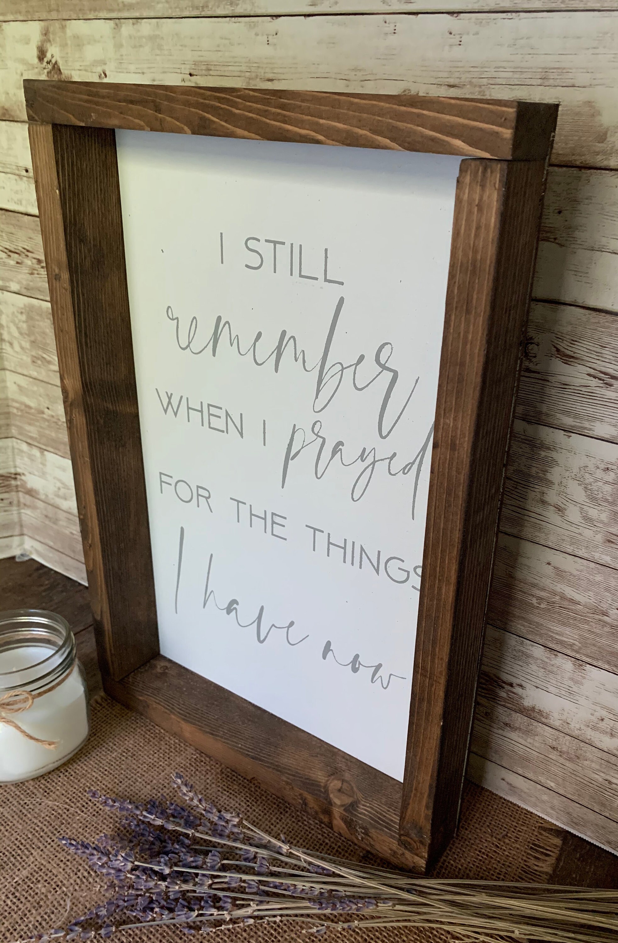 I Still Remember... Sign / Made to Order Sign / Rustic Wood Decor ...