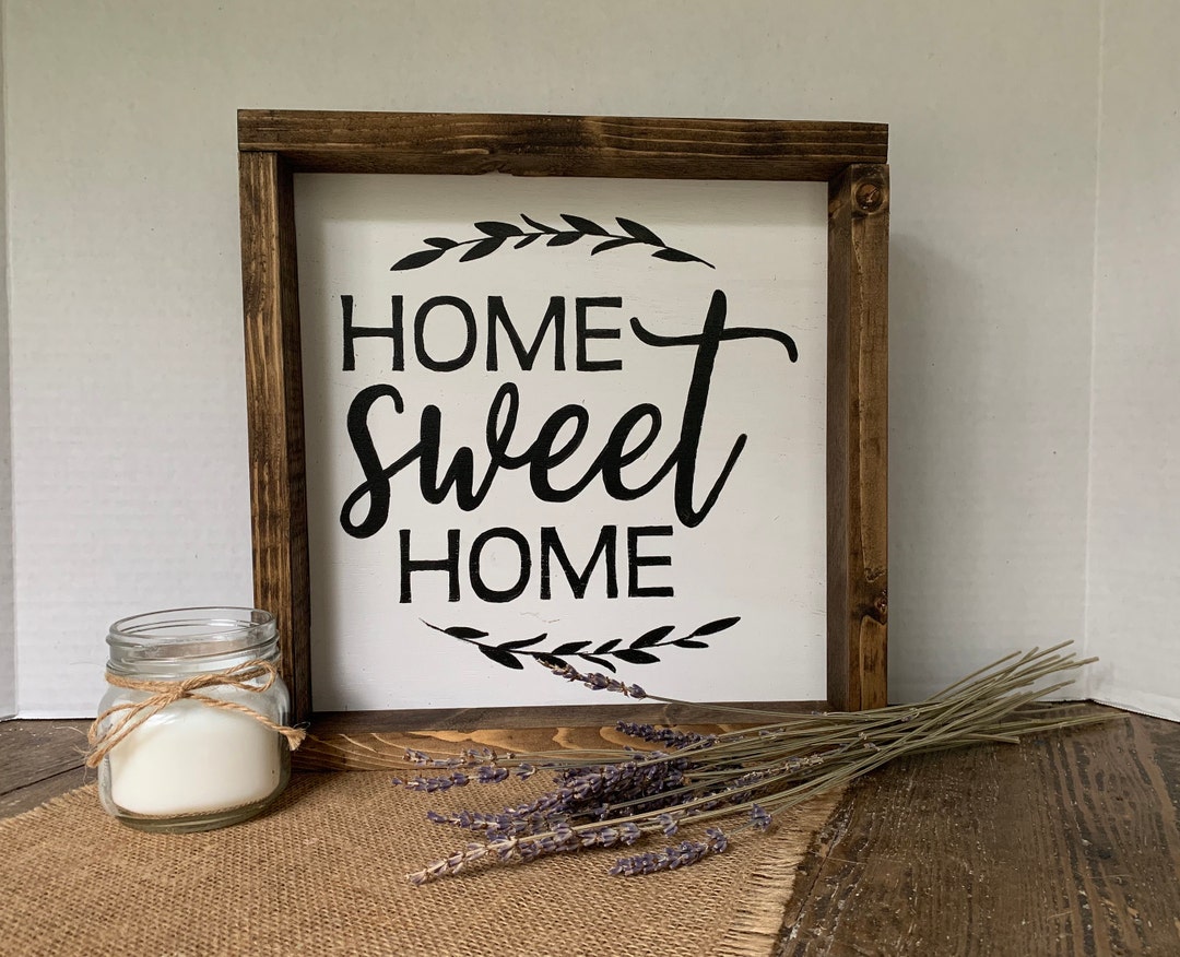Home Sweet Home Sign / Made to Order Sign / Rustic Wood Decor / Custom ...