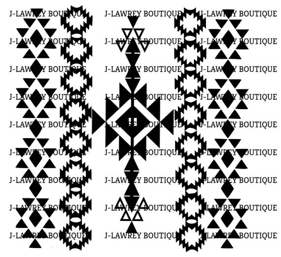 Tribal Aztec Print Pattern Svg Png Jpeg Clip Art Etsy