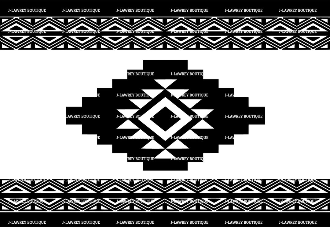 Tribal Native Border Pattern SVG, PNG, JPEG, Clip Art - Etsy
