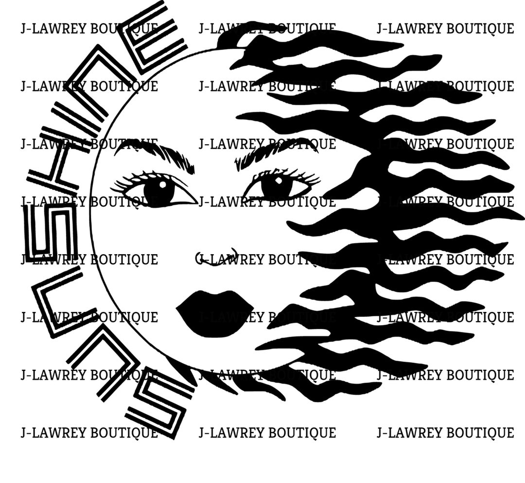 Sunshine Face SVG, PNG, JPEG, Clip Art - Etsy