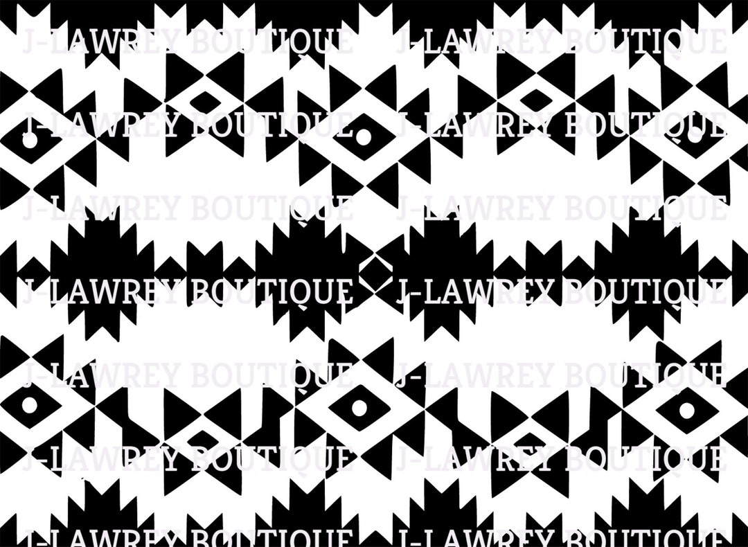 Tribal Horizontal Seamless Pattern SVG, PNG, JPEG, Clip Art - Etsy