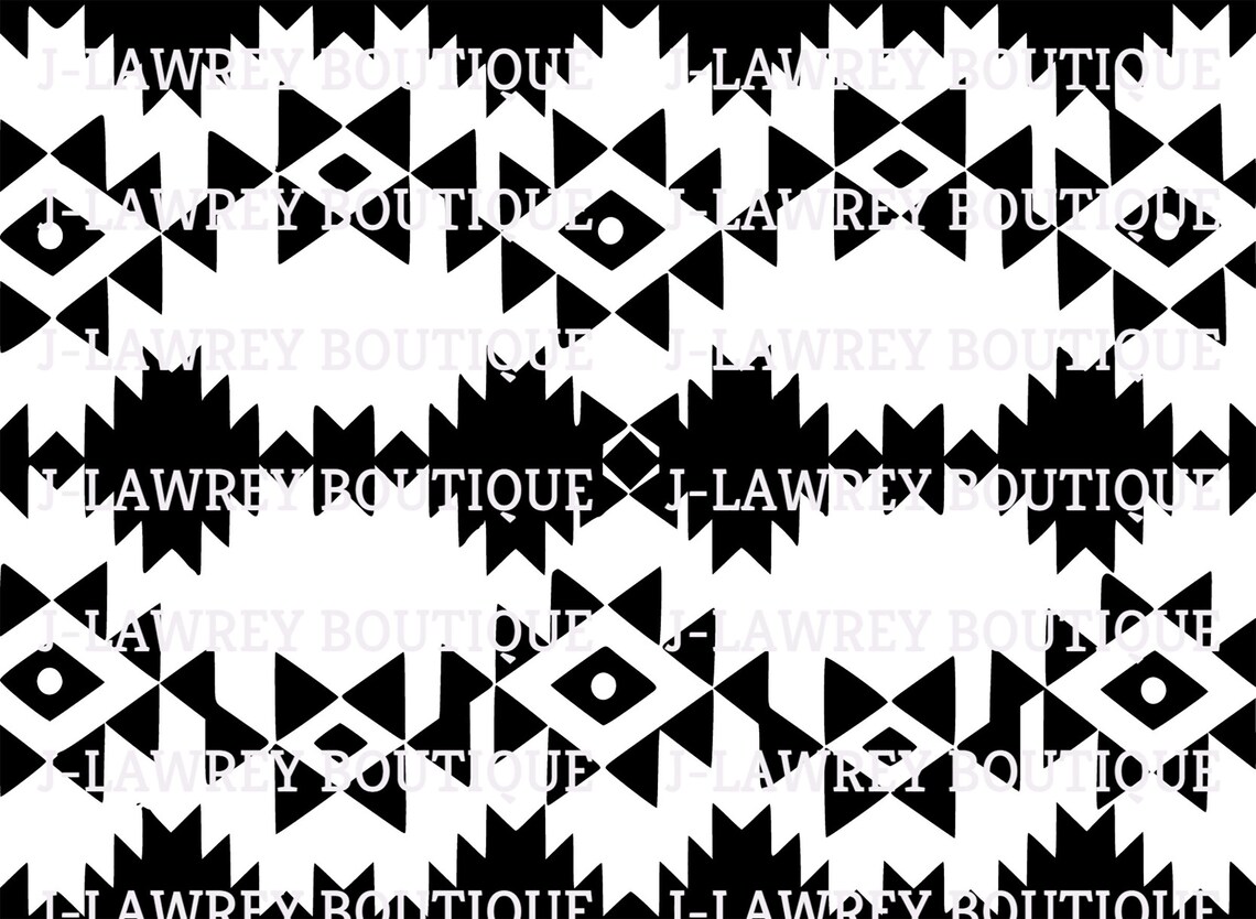 Tribal Horizontal Seamless Pattern SVG PNG JPEG Clip Art - Etsy