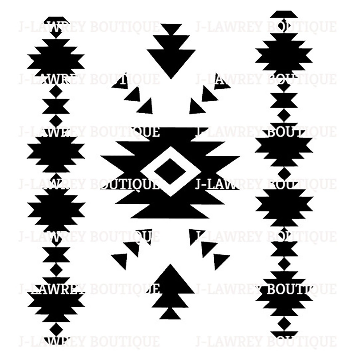 Aztec Tribal Icon Pattern SVG JPEG PNG Clip Art - Etsy