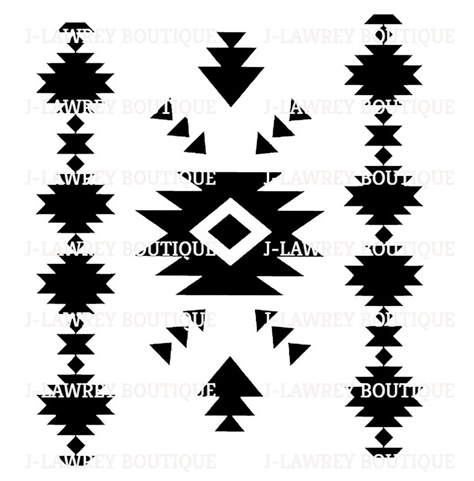 Aztec Tribal Icon Pattern SVG JPEG PNG Clip Art - Etsy