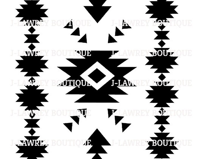 Aztec Tribal Pattern SVG, JPEG, PNG, Clip Art - Etsy Canada
