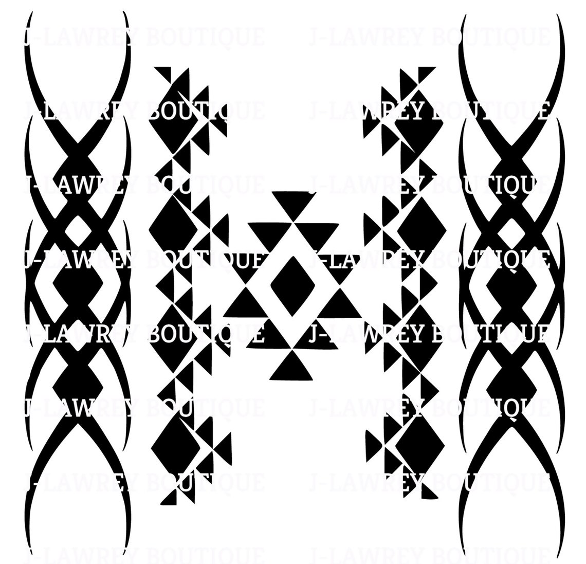 Tribal Aztec Print SVG PNG JPEG Clip Art - Etsy