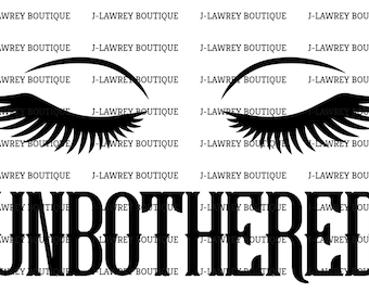Unbothered Svg - Etsy