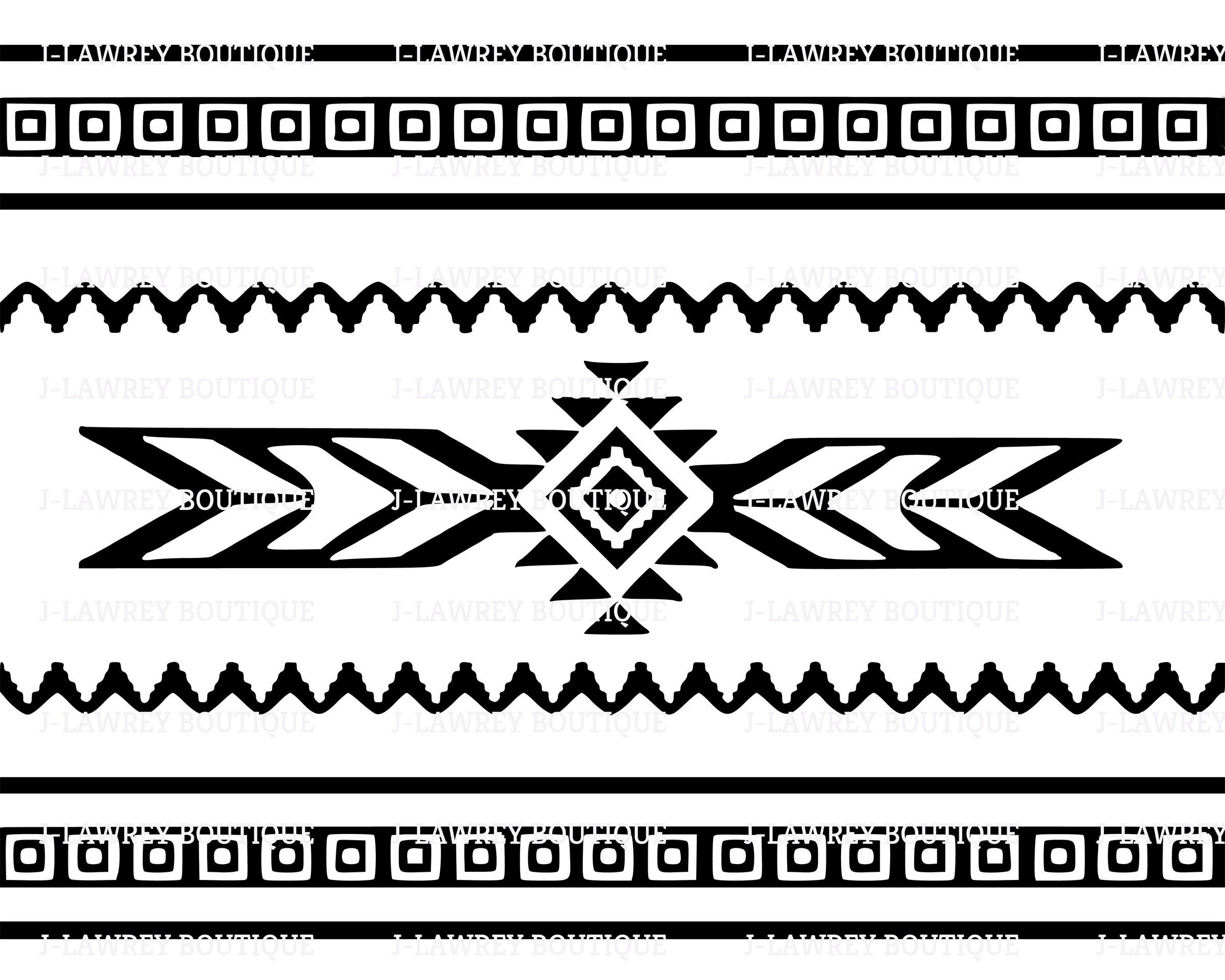 Easy Tribal Print Drawings
