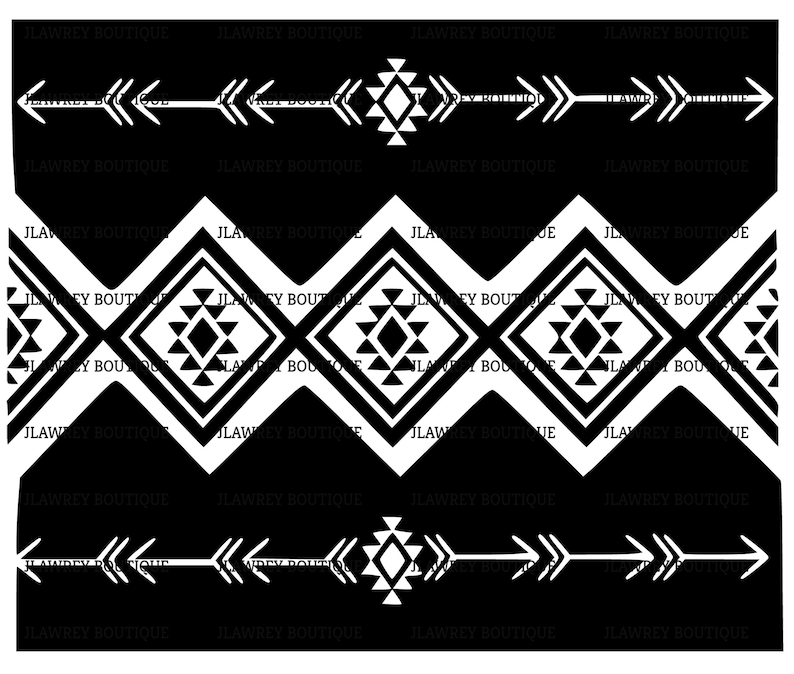 Tribal Aztec Arrow Seamless Pattern SVG, JPEG, PNG, Clip Art - Etsy