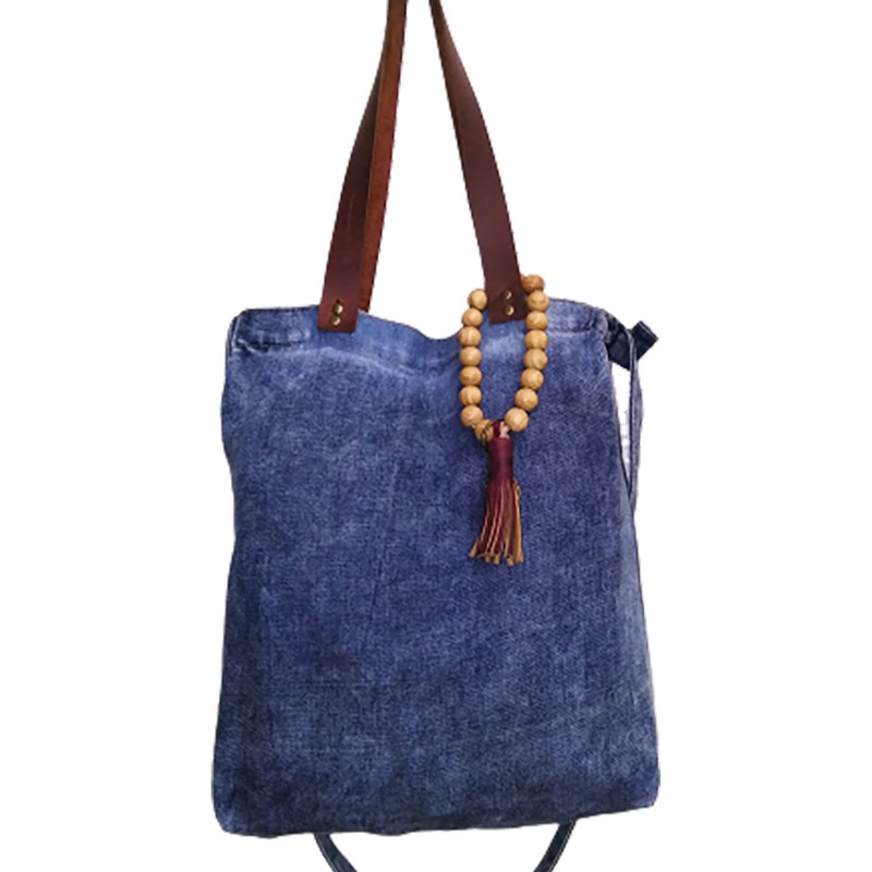 Denim Tote Bag - Etsy