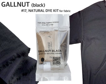 Lac Natural Dye Kit for 0.45lb Fabric Black Navy Color | Etsy