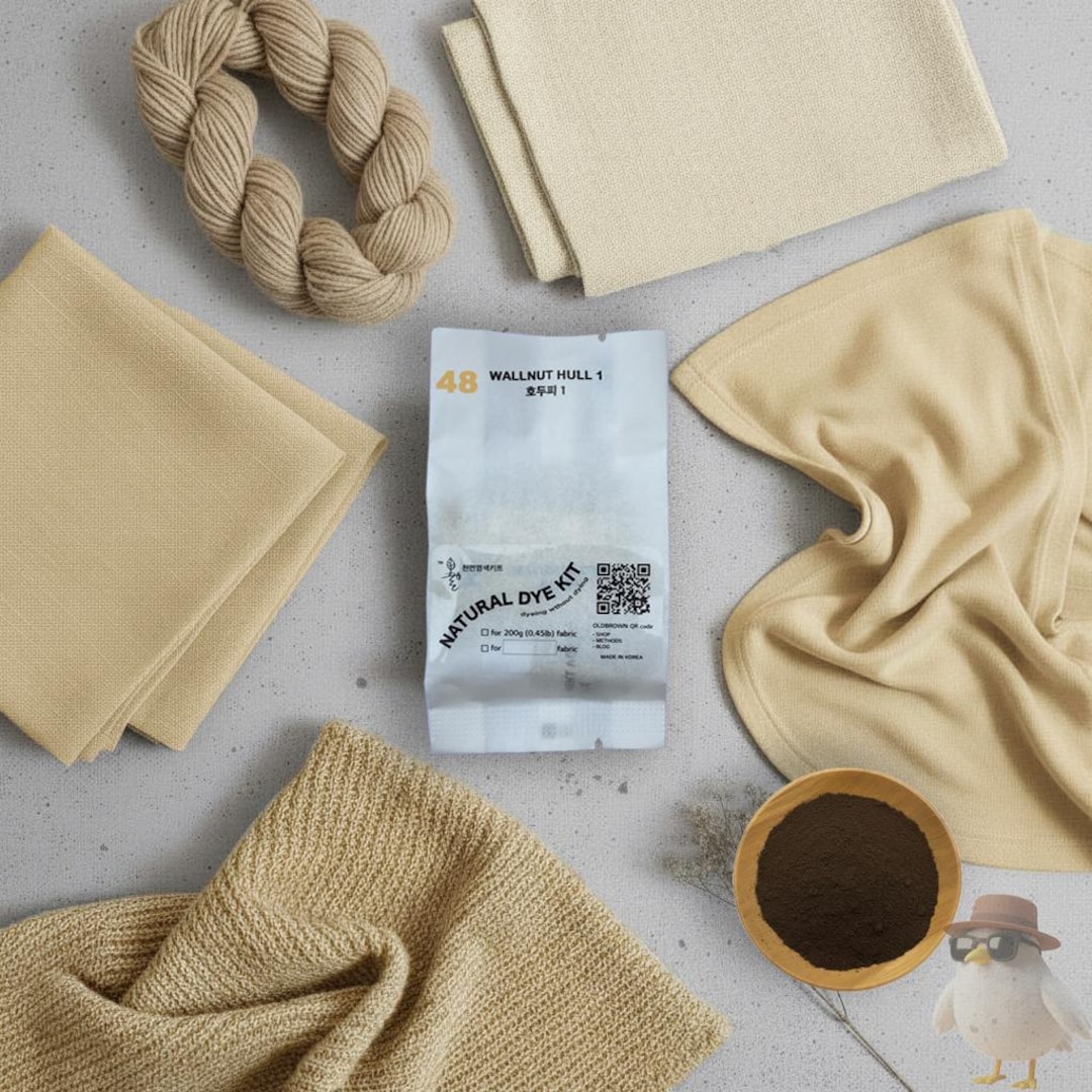 Walnut Dye for Wool & Cotton - Natural Brown Fabric Dye Kit With ...