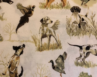 Hunting Dog Fabric | Etsy