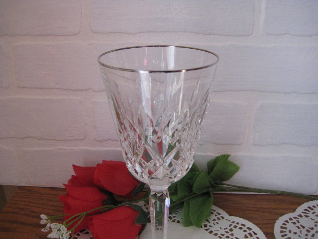 Vintage 1950s Waterford Lismore Stemware, Vintage Claret Wine Glass or Tall Water Goblet - Etsy
