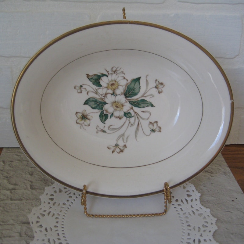 Edwin M Knowles Platter - Etsy