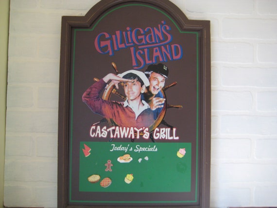 Gilligan's Island Castaways Grill Wall Hanging Menu Sign - Etsy