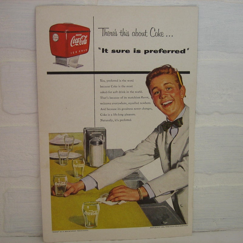 Coca Cola Ad - Etsy