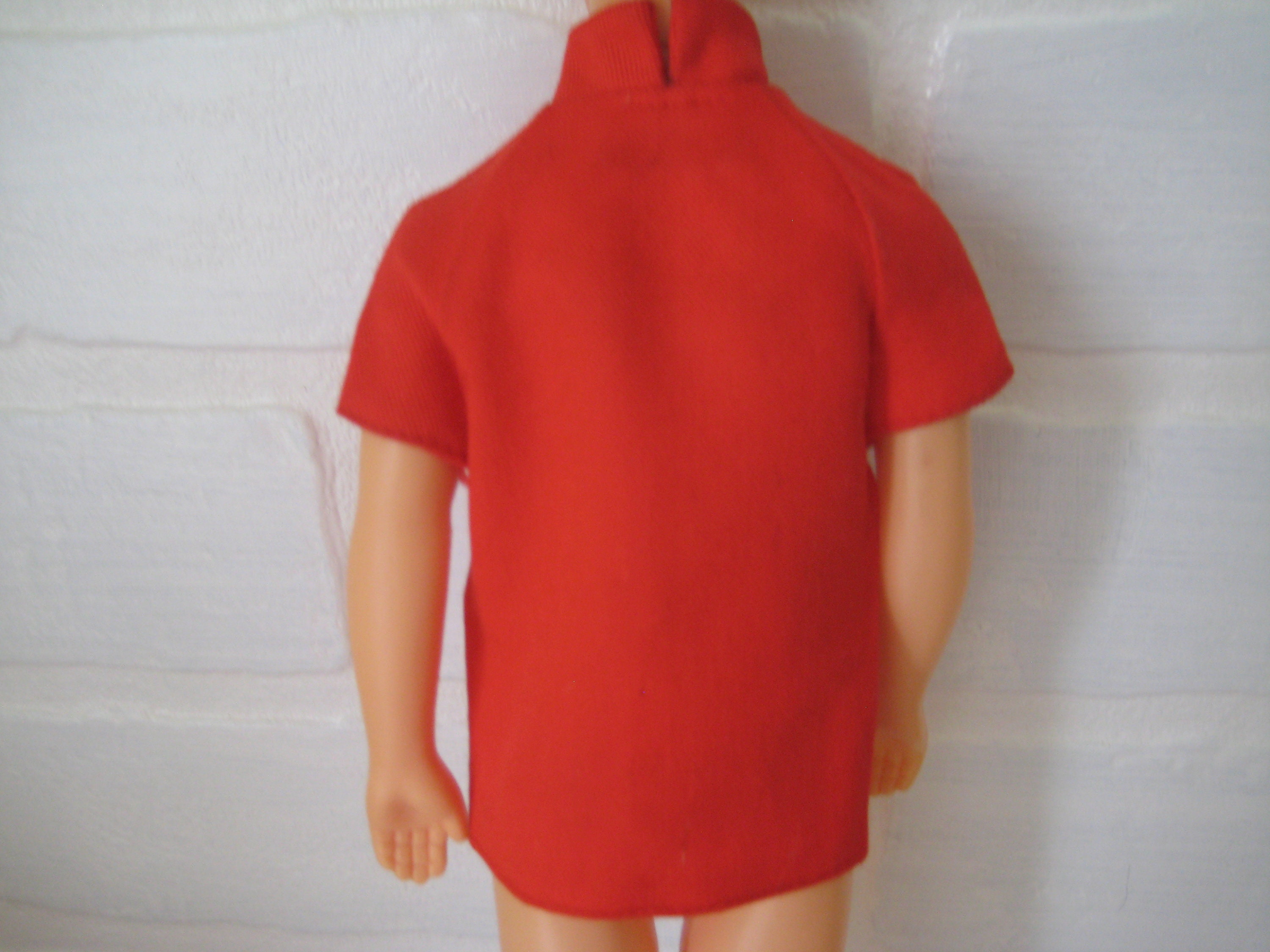 Mattel Ken Doll Red Pak Soda Date Shirt Guru Style Collar | Etsy