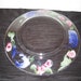 Hand Painted Clear Glass Plate 9 1/4 X 9 1/2 Inches Pink - Etsy