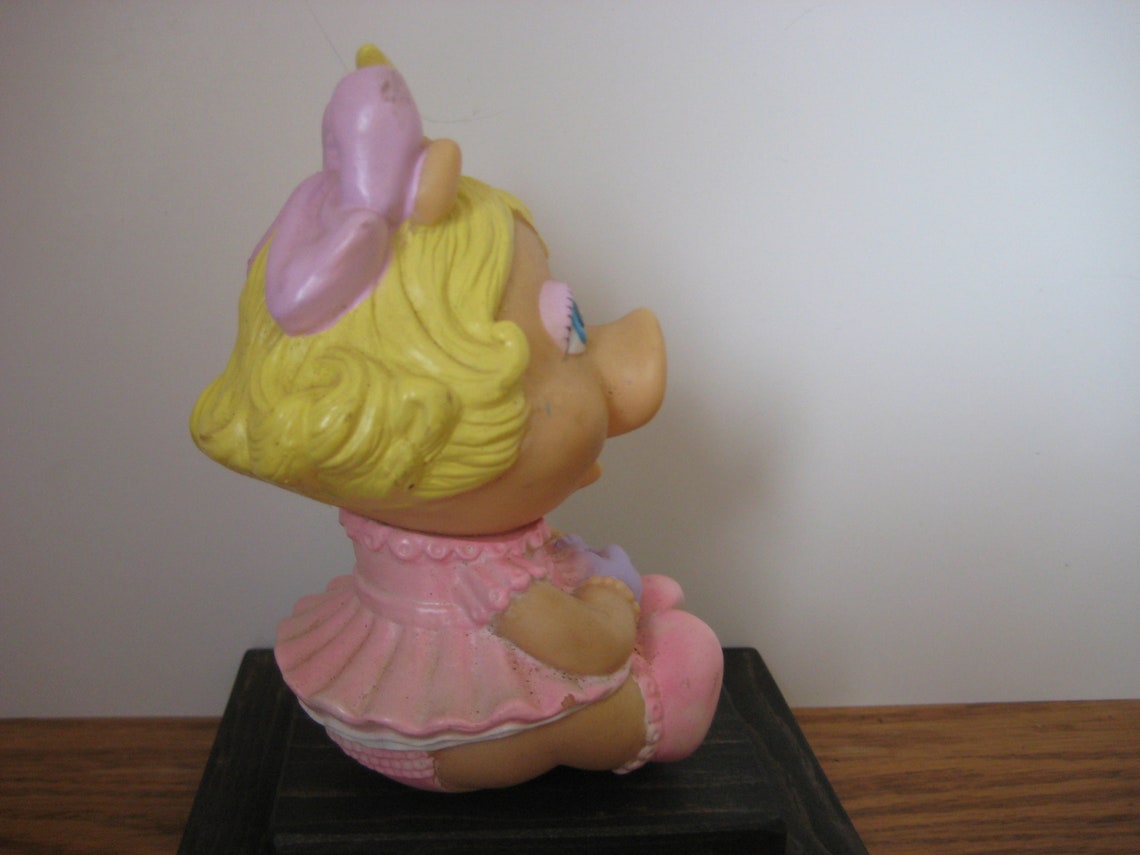 1984 Hasbro Miss Piggy Rubber Doll, About 4 Inches Tall, Vintage Muppet ...