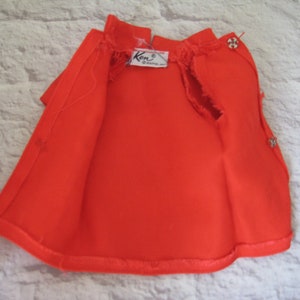 Mattel Ken Doll Red Pak Soda Date Shirt, Guru Style Collar, Original ...