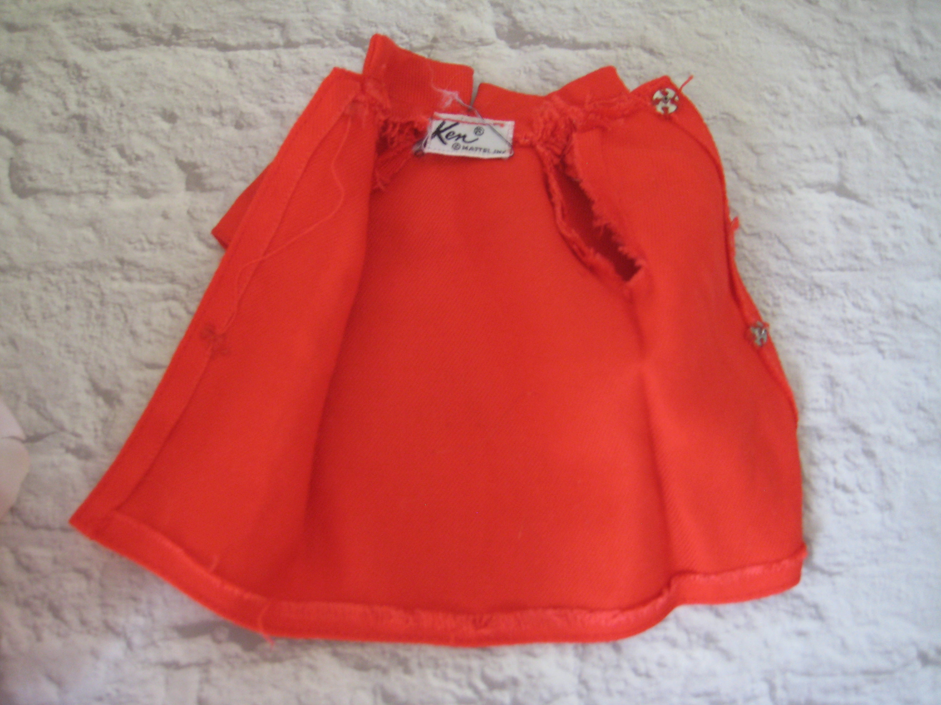 Mattel Ken Doll Red Pak Soda Date Shirt Guru Style Collar | Etsy