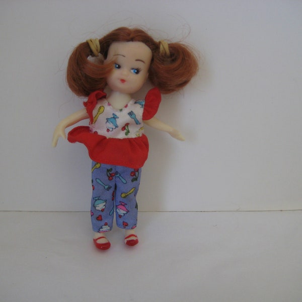 Pigtail Red Hair Doll - Etsy