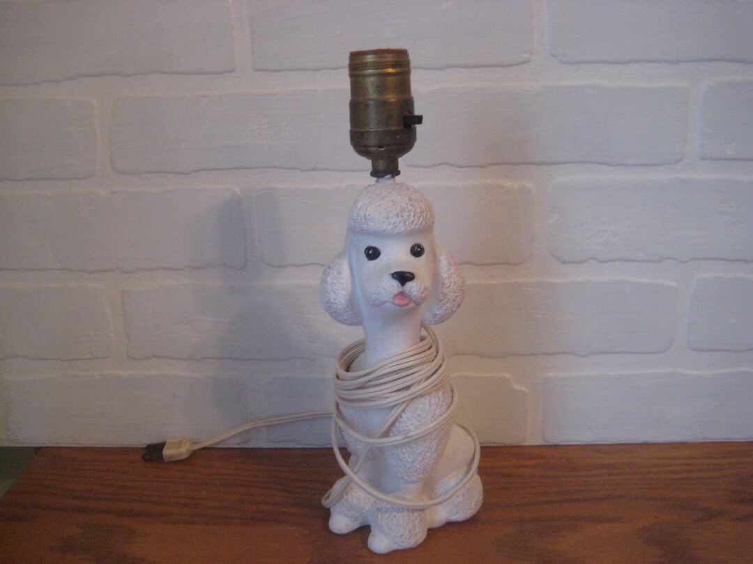 Vintage 1956 Flair Poodle Lamp, Excellent, Working Condition, Rare ...