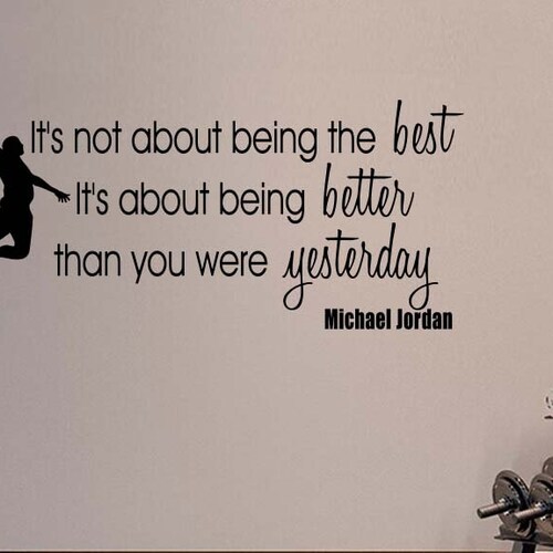 5 It's Not About Being the Best It's About Being - Etsy