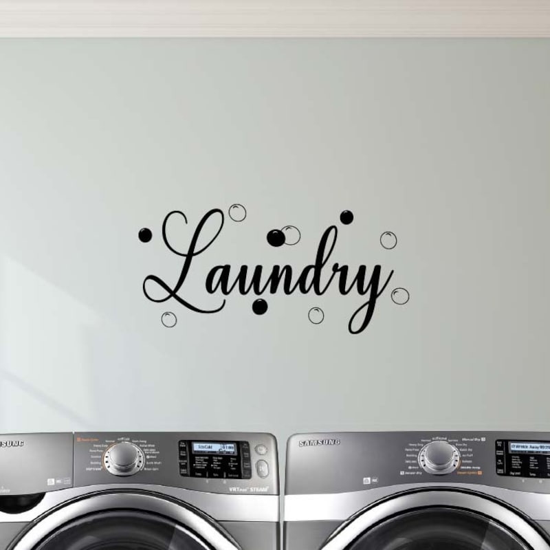 Laundry Door Decal - Etsy