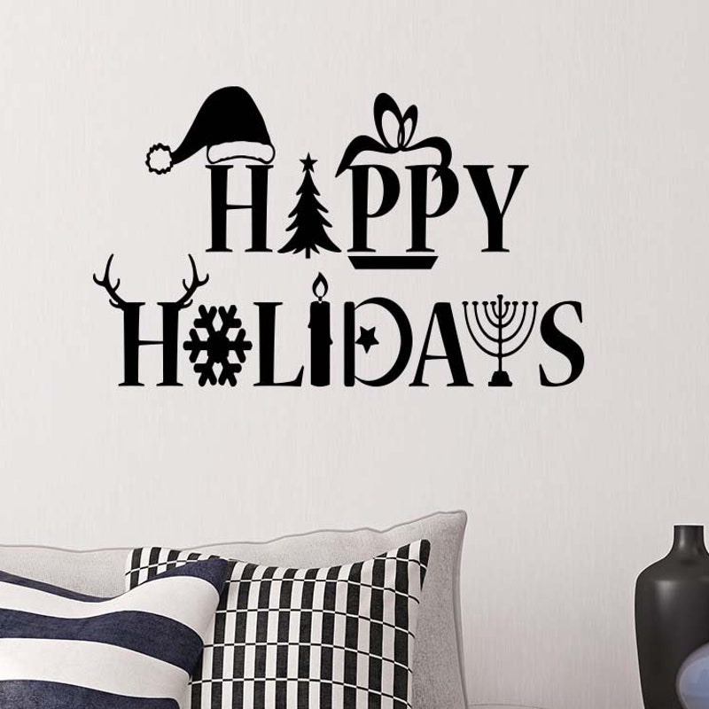 Holiday Decals - Etsy
