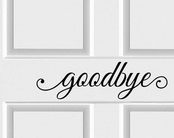 Cute Goodbye Sticker - Etsy