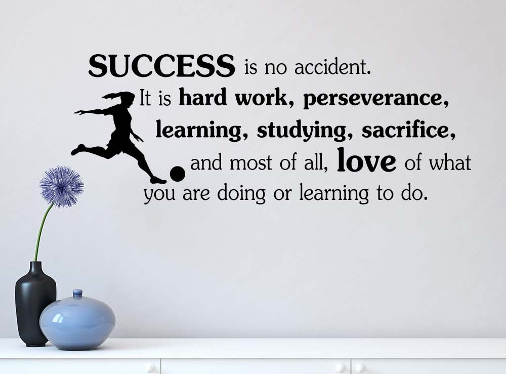2# Success is No Accident It is Hard Work Perseverance GIRL 23 X 9 ...