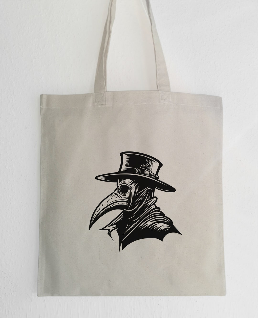 Plague Doctor Fabric Bag, Plague Doctor Tote Bag, Plague Doctor Masks ...