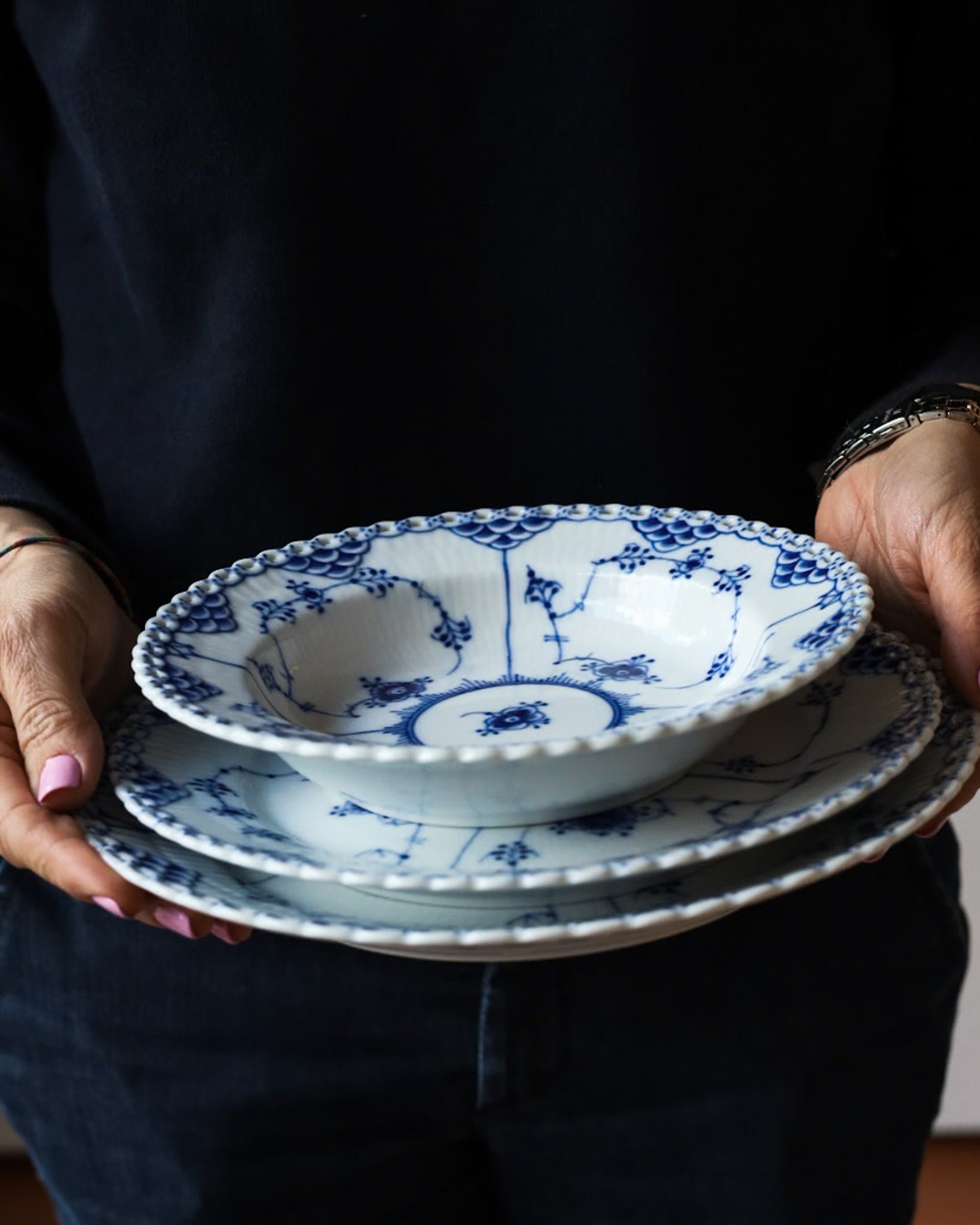 Servizio Piatti Royal Copenhagen Blue Fluted Full Lunce - Etsy