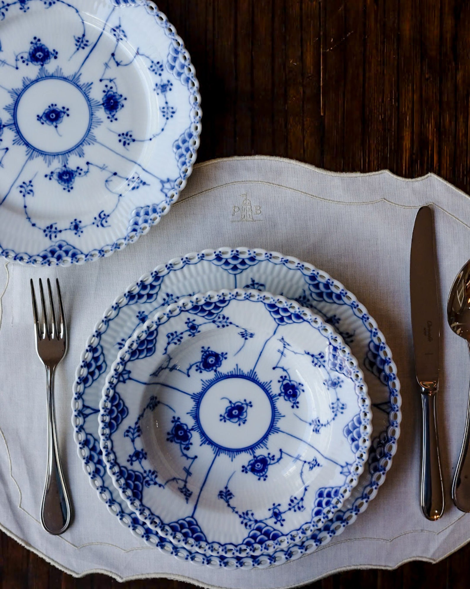 Servizio Piatti Royal Copenhagen Blue Fluted Full Lunce - Etsy
