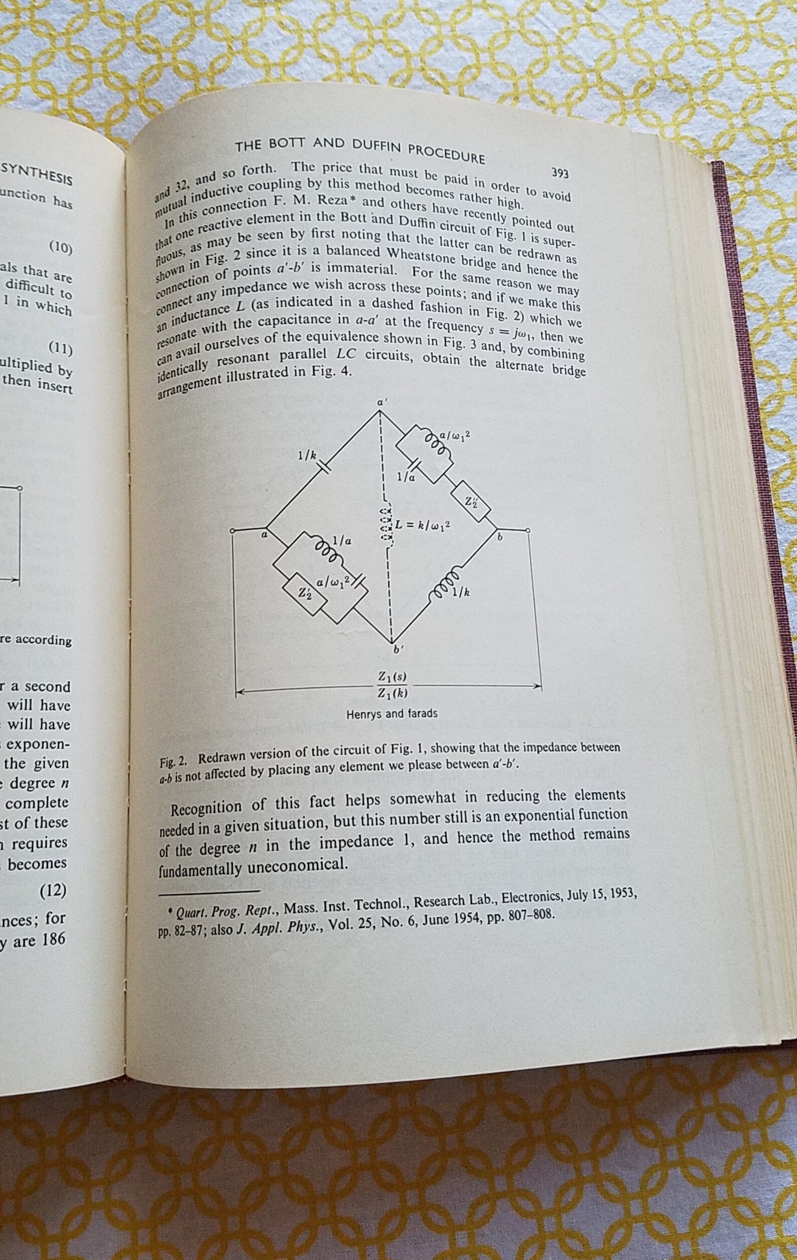 1950's Synthesis of Passive Networks Engineering Electrical Engineer ...