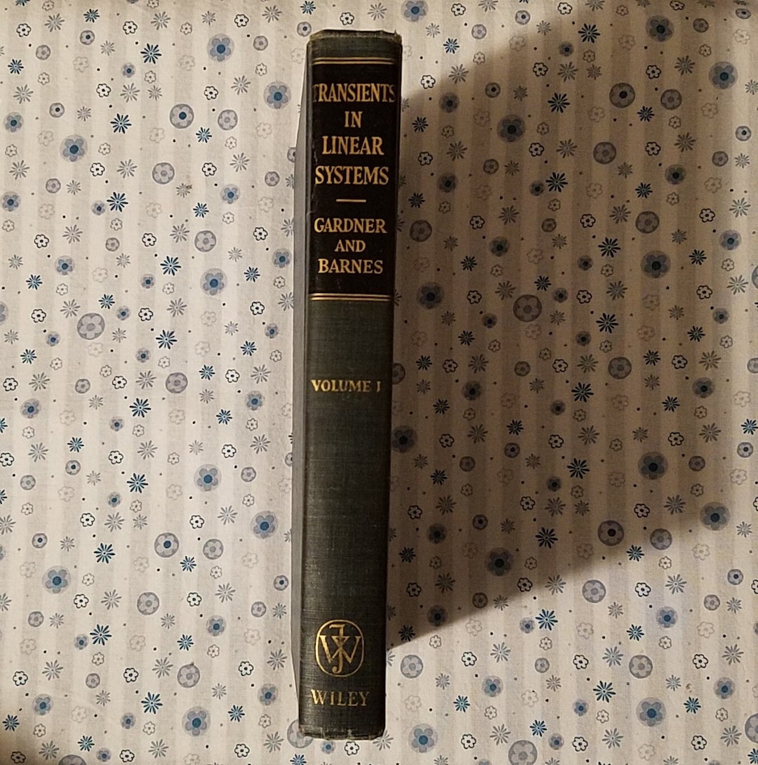 1950's Transients in Linear Systems Engineering Vintage Textbook ...