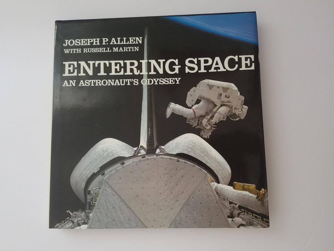 Vintage Entering Space NASA Book Vintage Space Book Rocket Satellites ...