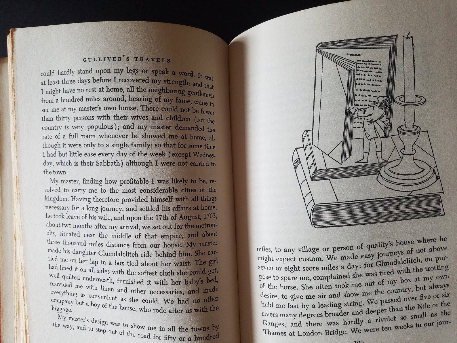 1950's Gulliver's Travels Classics Stories Hardcover Jonathan Swift ...