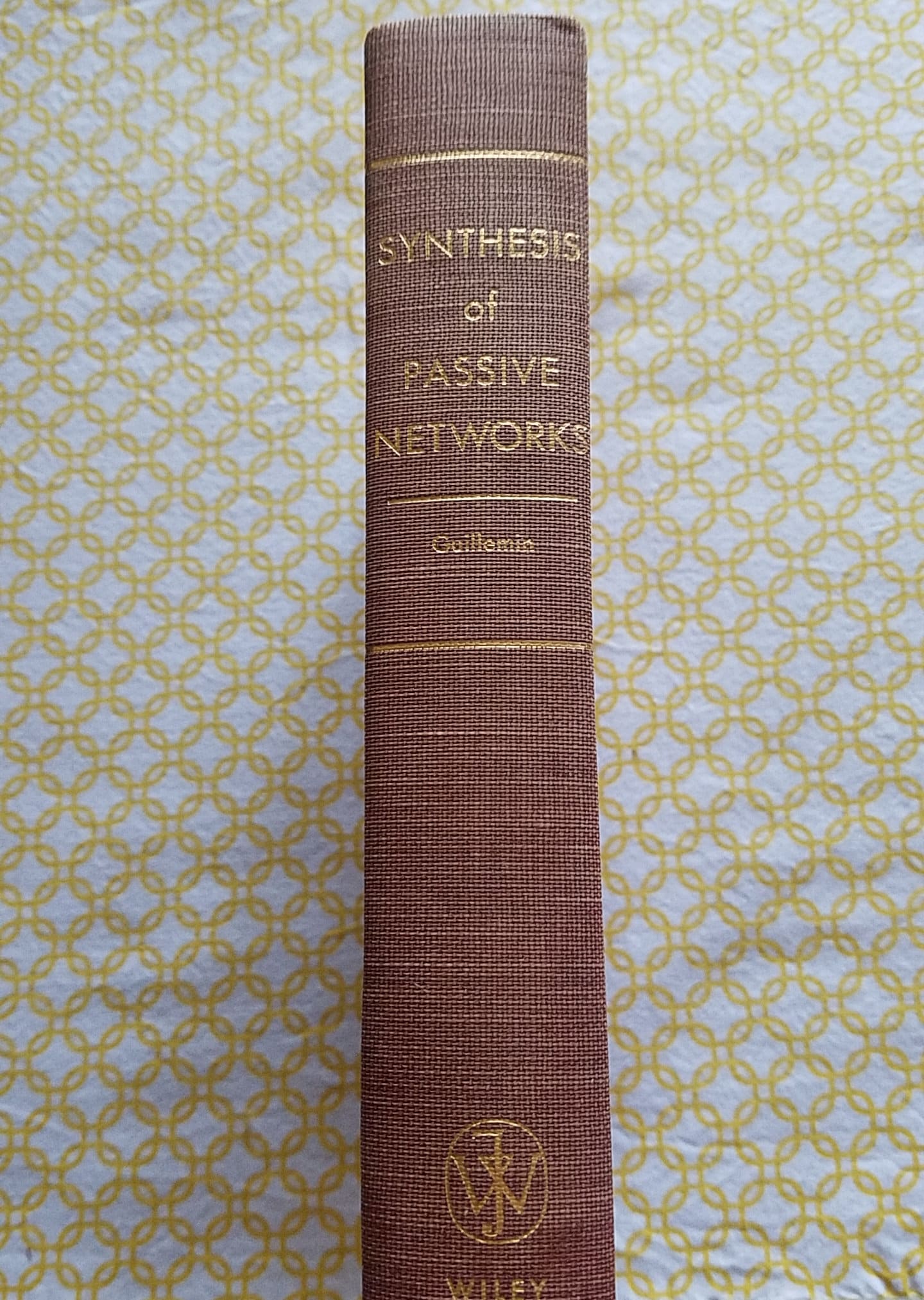 1950's Synthesis of Passive Networks Engineering Electrical Engineer Vintage Textbook Book Decor ...