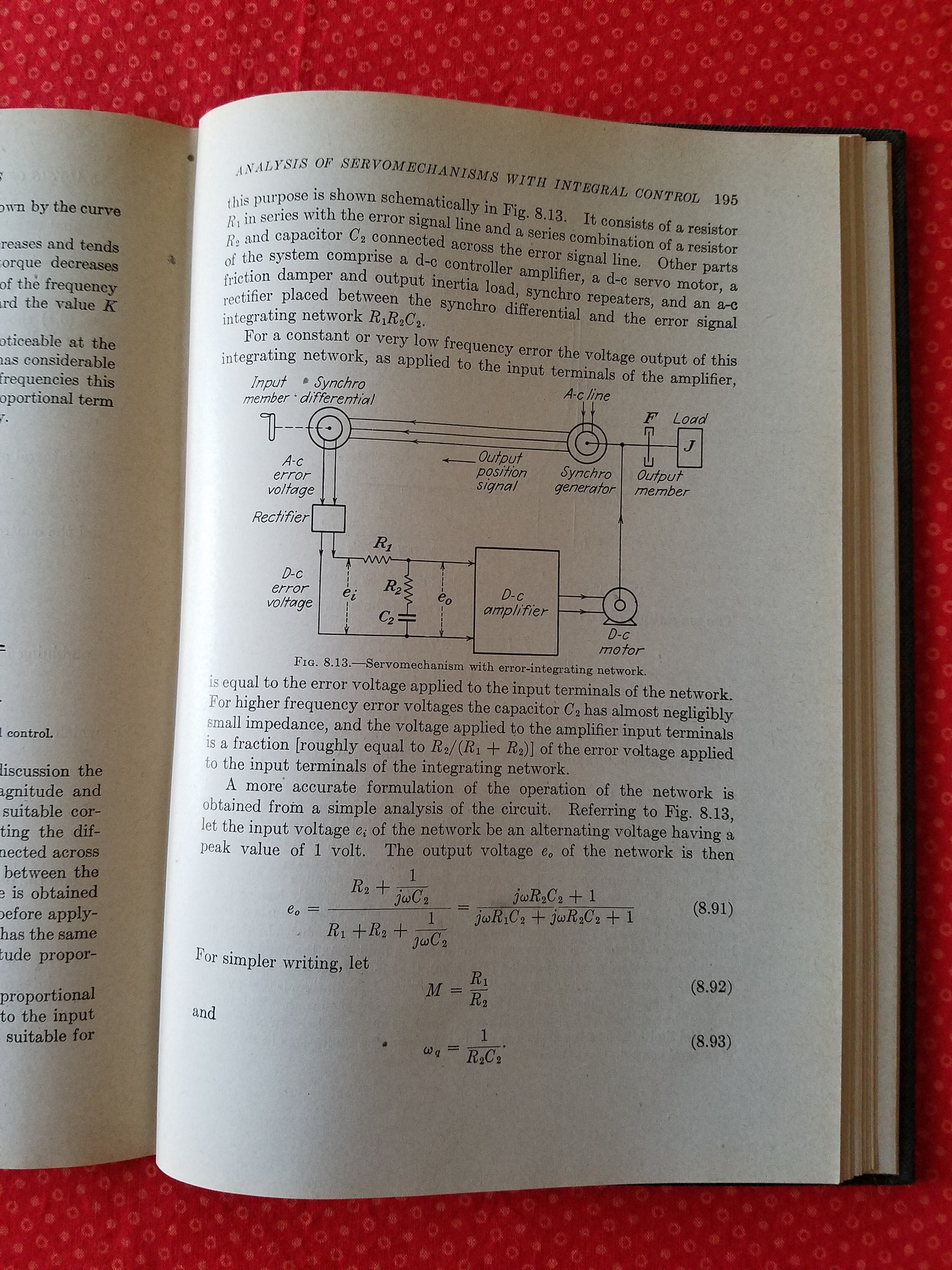 1940s Servomechanism Fundamentals Mcgraw-hill Electrical Engineering ...