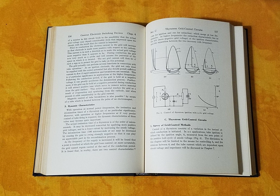 1950's Electrical Control Systems Engineer Vintage Textbook Book Decor ...